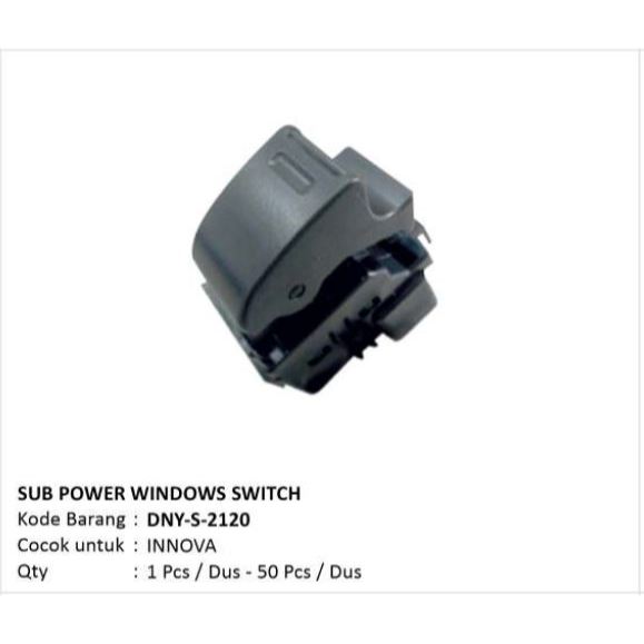 Sub POWER WINDOWS SWITCH for INNOVA | Shopee Malaysia