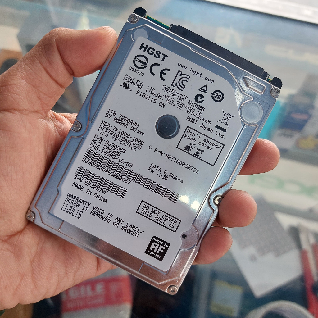 1000gb HGST RPM 7200 Laptop Hard Disk Removed by Asus ROG | Shopee Malaysia