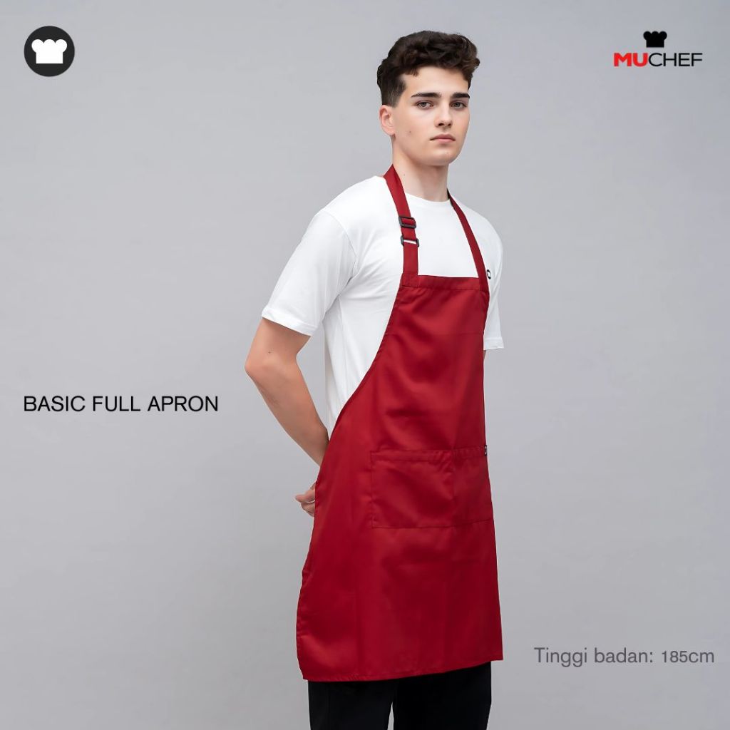 Muchef Basic Full Apron / Apron | Shopee Malaysia