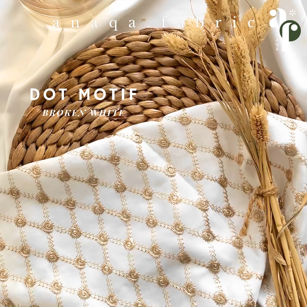 1/2 meter SATIN Fabric Embroidered Motif Material for Dresses, Prayer ...