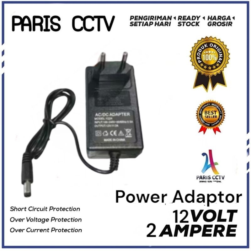 Cctv 12V 2A Cctv Adapter for Led | Shopee Malaysia