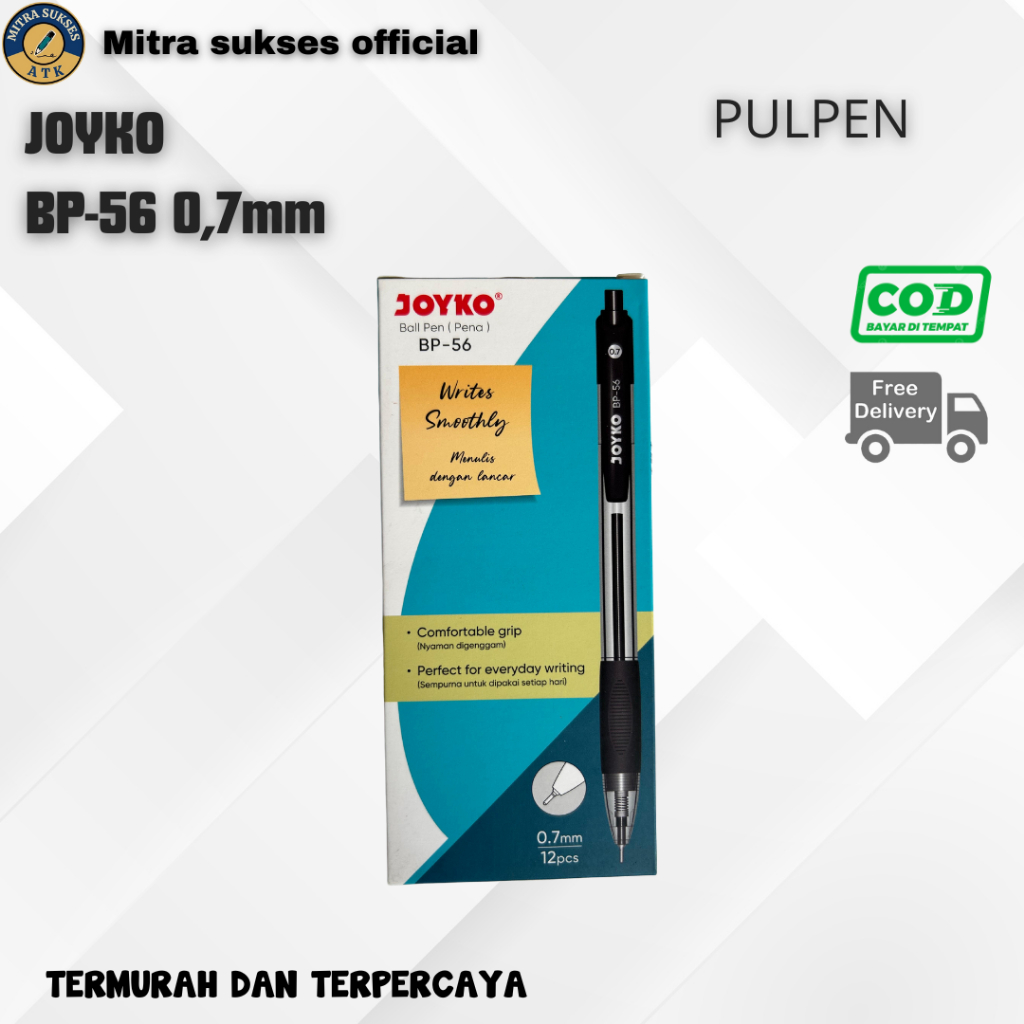 {1 Pack} JOYKO BP-56 0.7mm PEN DEFINITELY | Shopee Malaysia