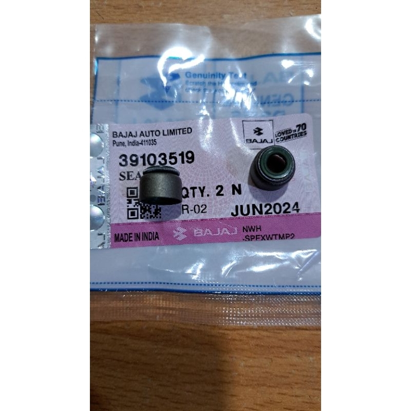 Genuine ORIGINAL BAJAJ PULSAR 135B180 200 220 NS200 VALVE SEAL | Shopee ...