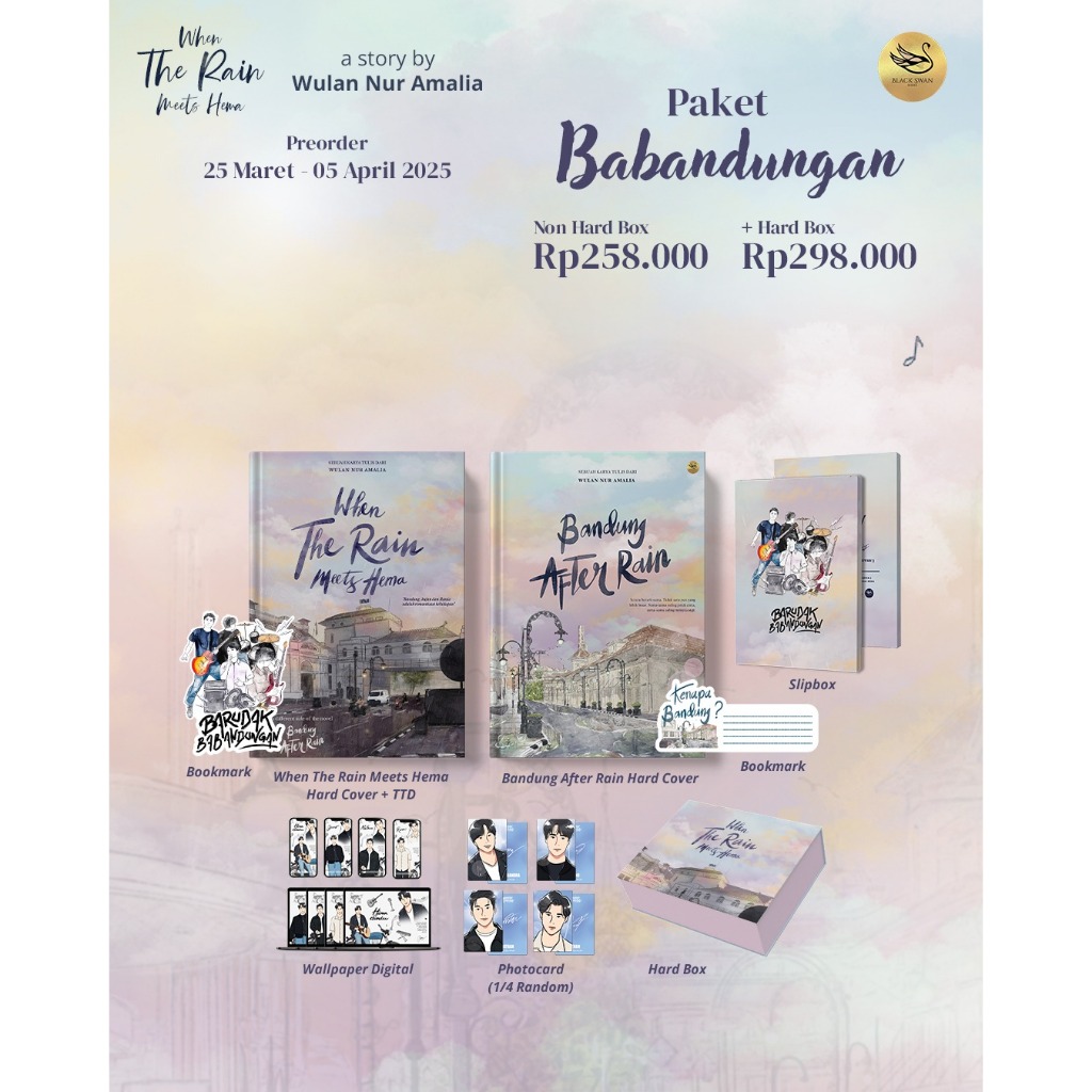 When The Rain Meets Hema Novel By Wulan Nur Amalia - Blackswan Books ...