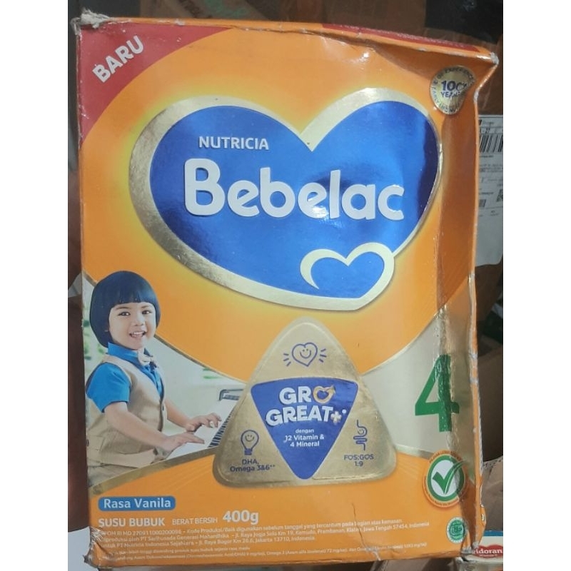 Bebelac GRO GREAT 4 VANILLA 400g (RIJEK BOX) | Shopee Malaysia
