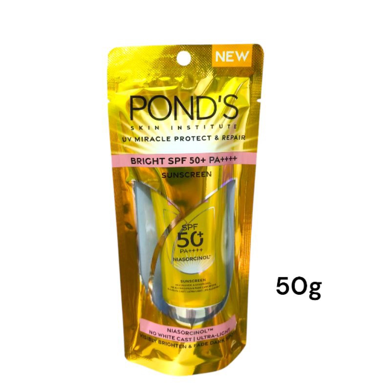 Pond's Uv Miracle Bright Spf 50+ PA ++++ Sunscreen 50g | Shopee Malaysia