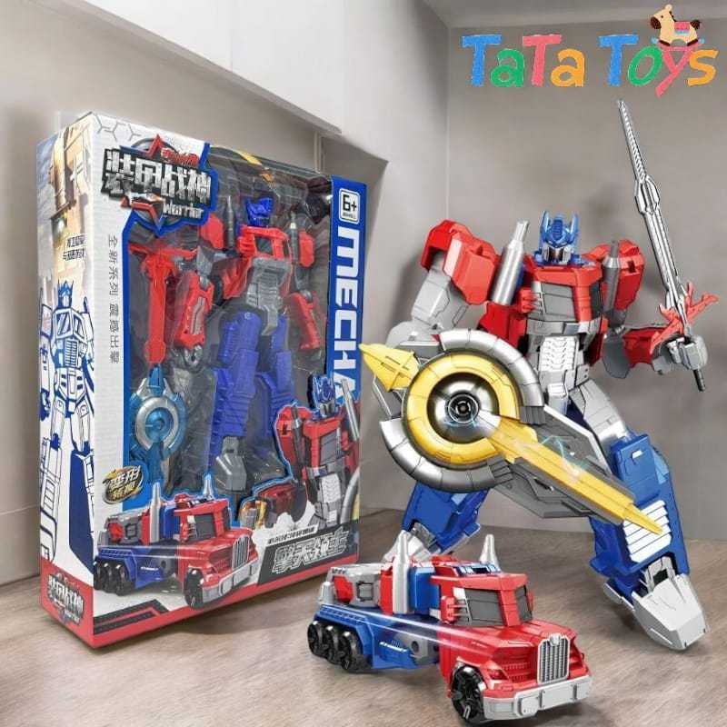 Armored WARRIOR Mecha Deformed Autobot Optimus Prime Transformer Super ...