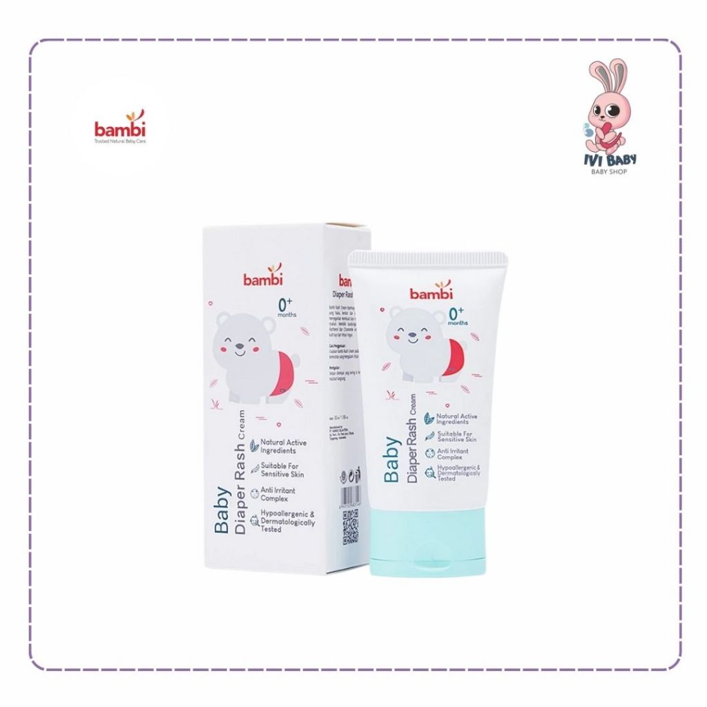 Bambi Diapers Rash Cream 50 ML/ Diaper Rash Cream | Shopee Malaysia