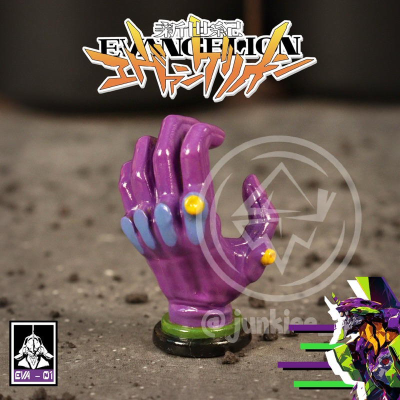 Evangelion artisan knob eva 01 artisan knob for mechanical keyboard ...
