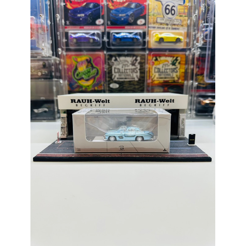BSC 1:64 Mercedes 300SL W198 Gull Wing 1955 Ice Blue | Shopee Malaysia