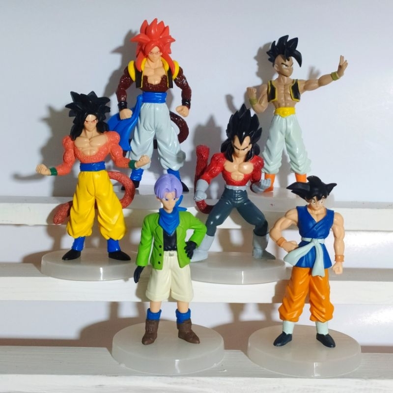 Action Figure Dragon Ball GT Goku SSJ4 Vegeta Gogeta Trunks UUB ...