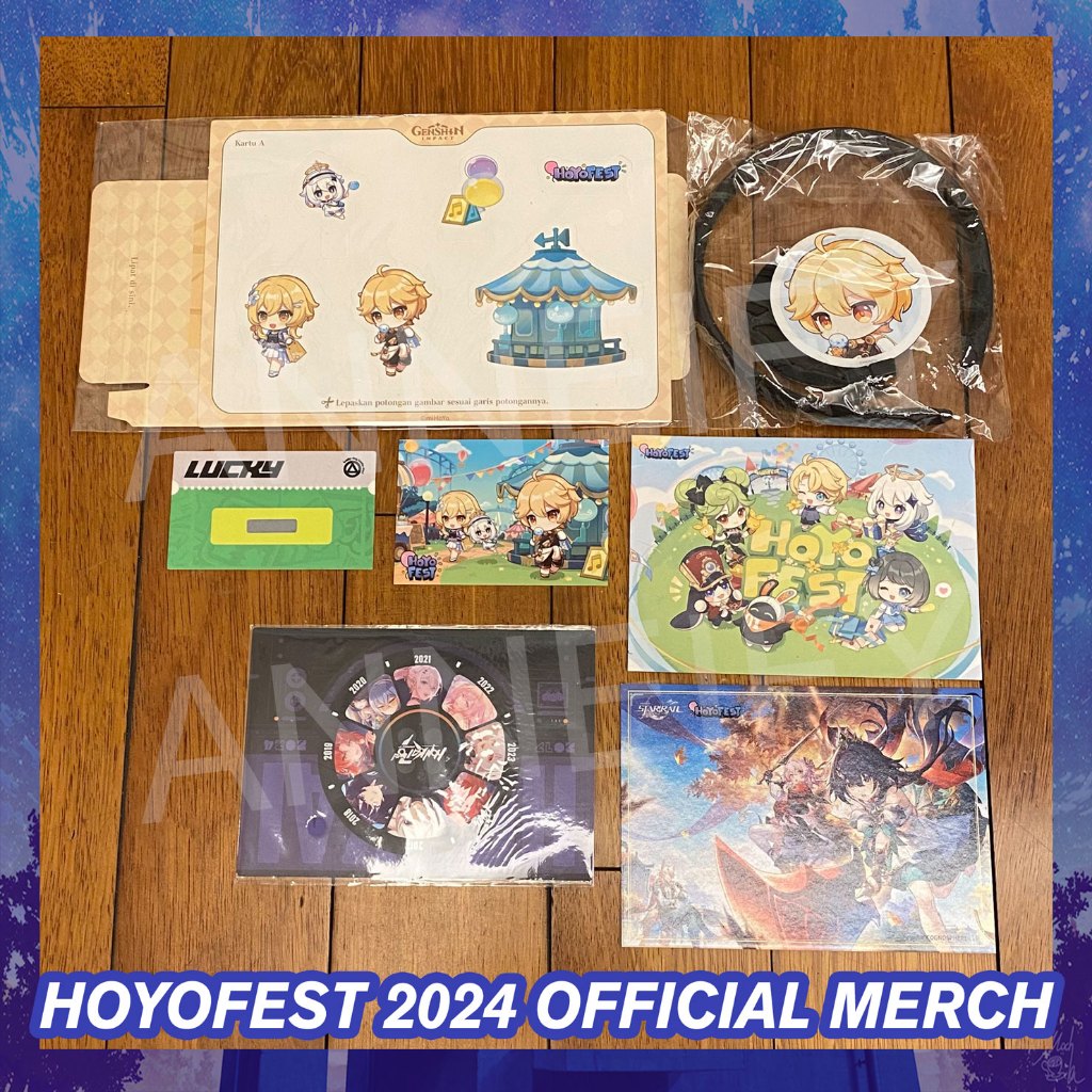 [READY OFFICIAL 2024] Merchandise Freebies Genshin Honkai Star Rail HSR ...