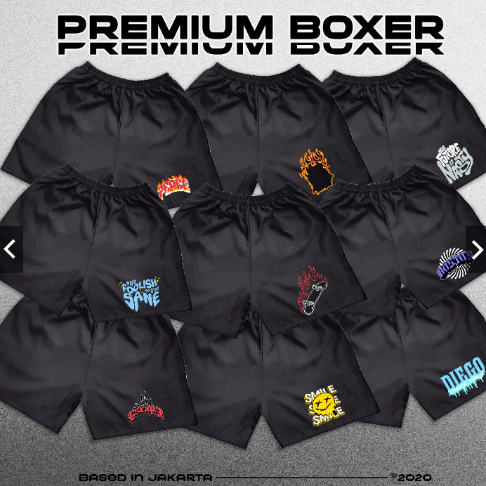 Distro MOTIF BOXERS| Men's Boxers| Men's COLOR |Men's SHORTS SL21 ...