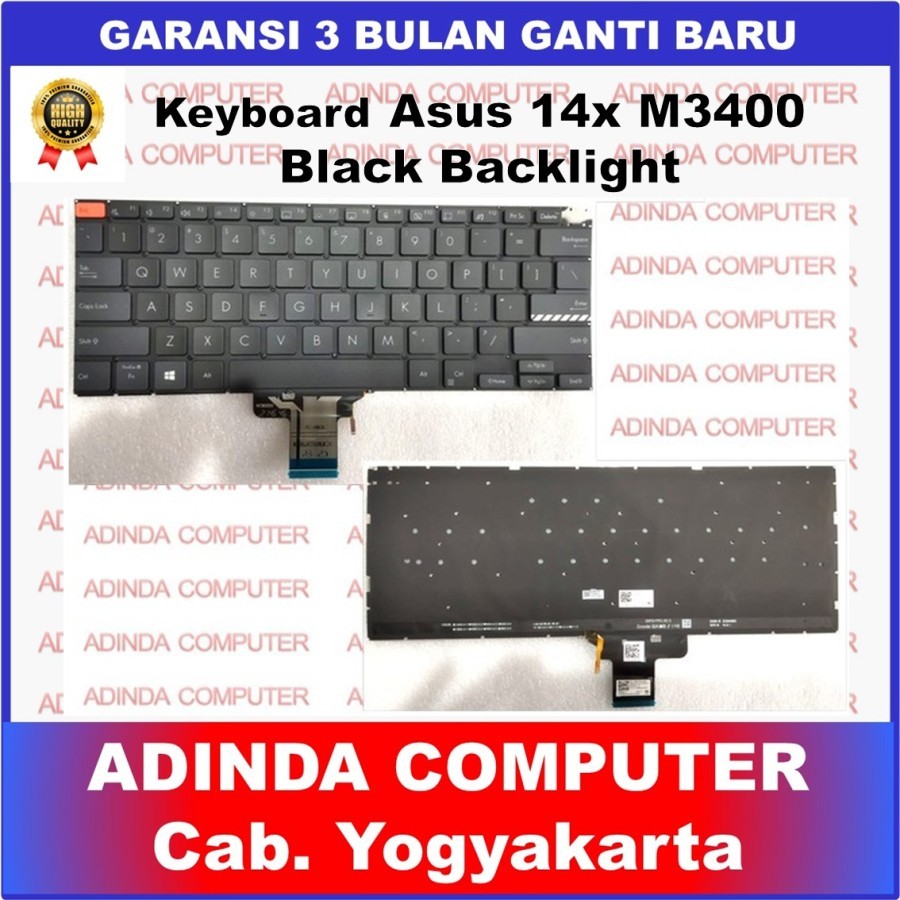 Asus Vivobook Pro 14x M3400 X3400 N7400 X7400 Black Backlight Keyboard ...
