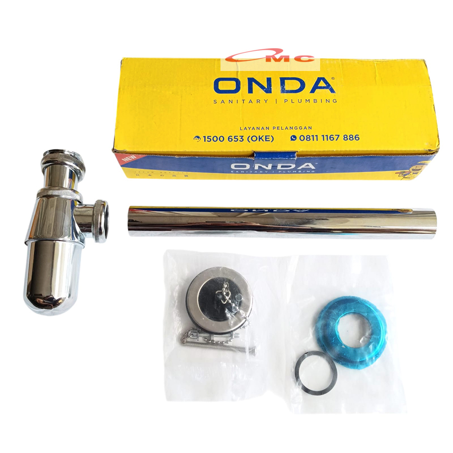 ONDA Stainless Sink Bottle Siphon PT-TUL 1/2" Chrome Sivon Sipon Siphon ...