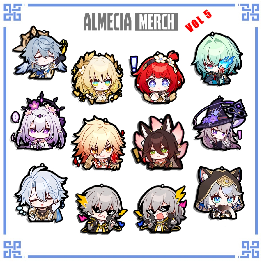 GANTUNGAN Keychain Honkai Star Rail Acrylic Vol 5/ Keychain HSR Honkai ...