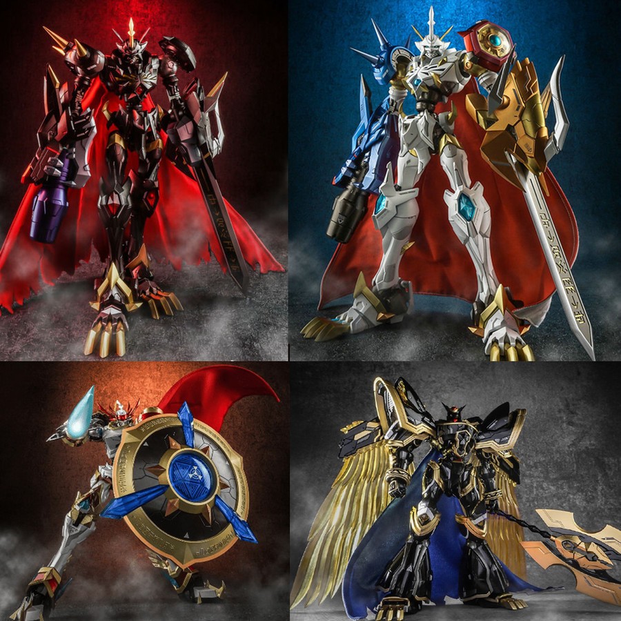 Digimon tungmung omegamon x, zwart dukmon alphamon set | Shopee Malaysia