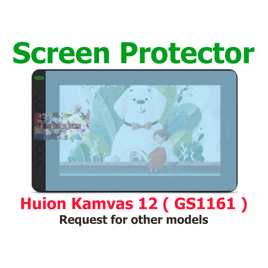 Screen Protector Screen Guard Huion Kamvas 12 (GS1161) | Shopee Malaysia