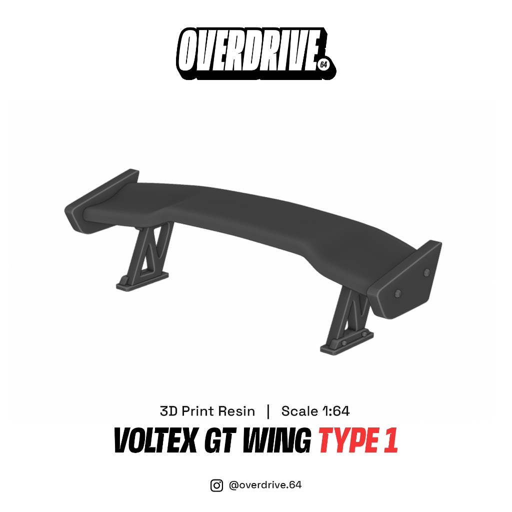 Voltex Type 1 Hotwheels Hot Wheels Spoiler 164/ | Shopee Malaysia