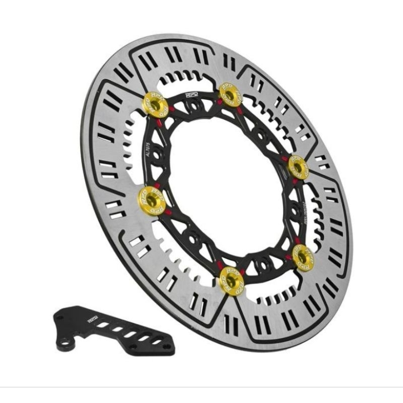 Matrix front brake disc ADV 150/160 CBS 260mm + gold bracket - 260mm ...