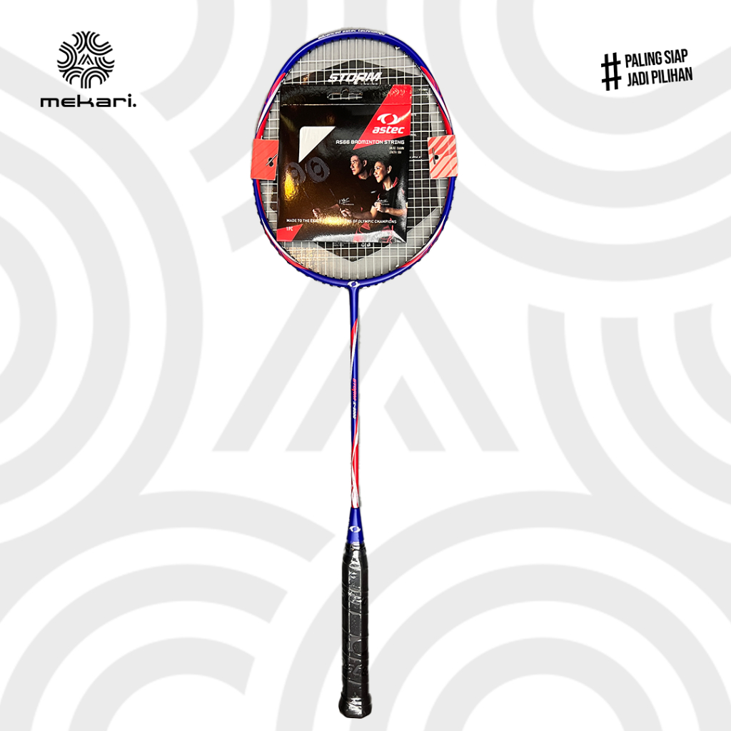 Original Professional Astec Storm X5000 5U Badminton Racket + Strings ...