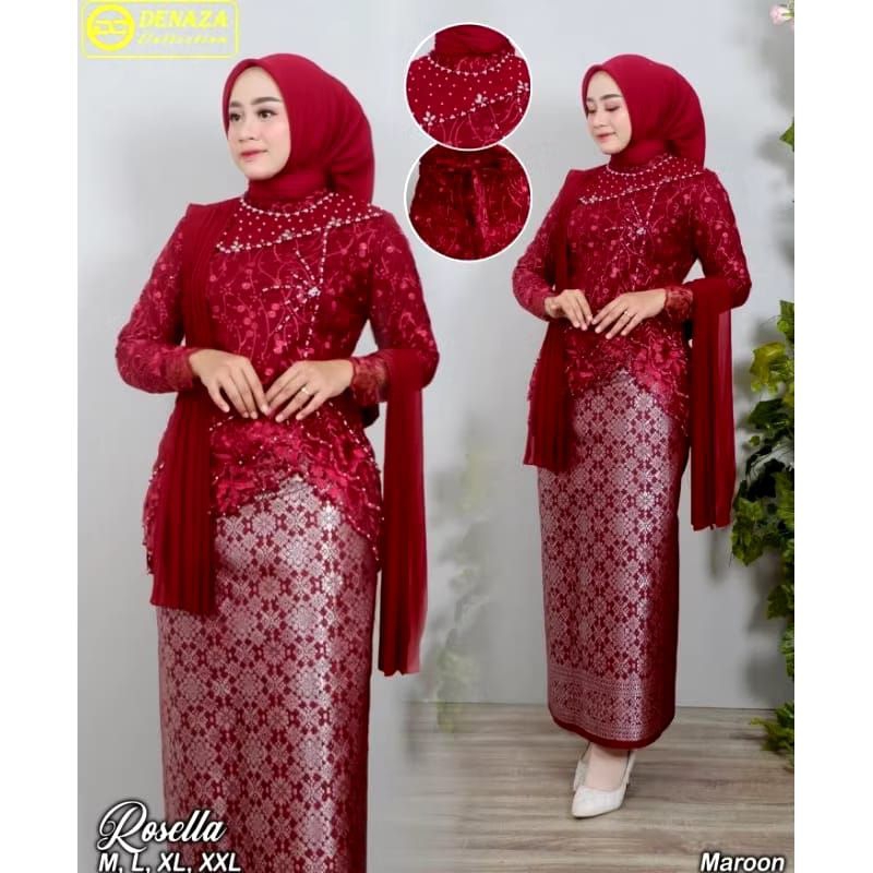 Denaza Full Sequin Jasmine Kebaya||Modern Kebaya||Modern proposal ...