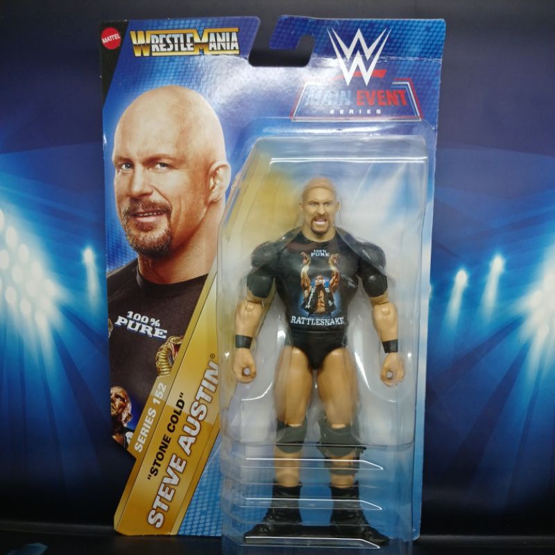 WWE MATTEL BASIC 152 MAIN EVENT STONE COLD STEVE AUSTIN MOC | Shopee ...