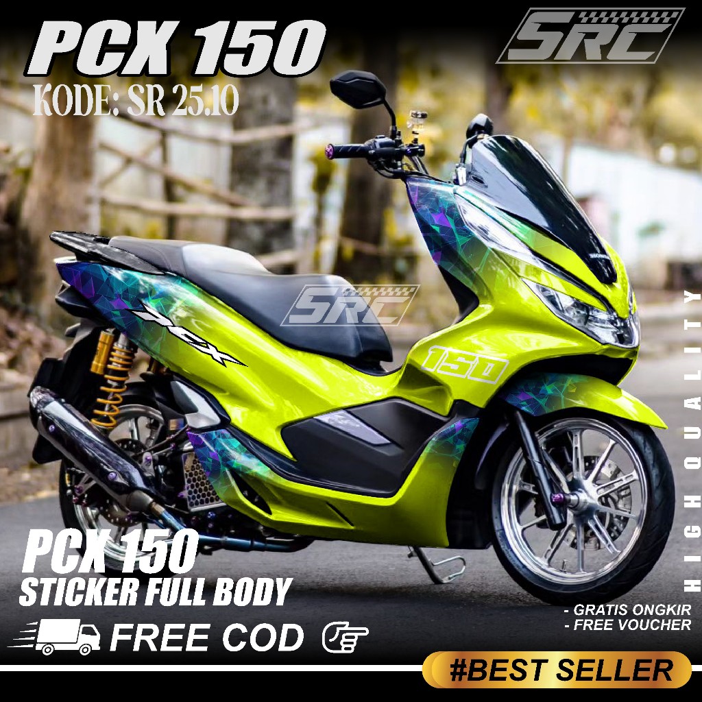 Full Body Decal Sticker Honda PCX 150 2017 2018 2019 2020 2021 Full ...