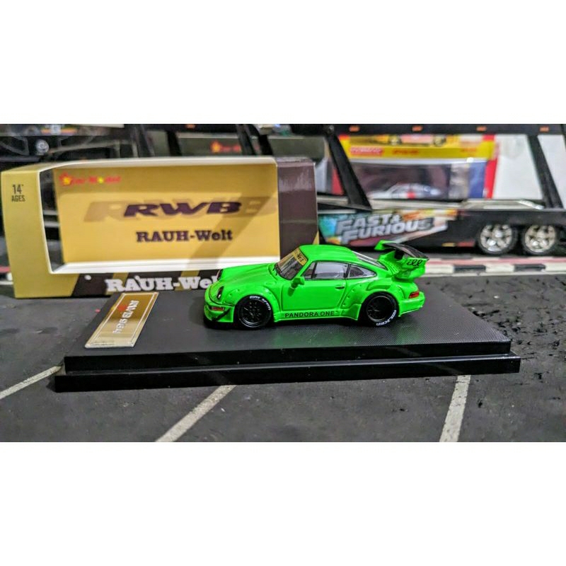 Diecast Star Model Porsche RWB 964 Pandora One Green | Shopee Malaysia