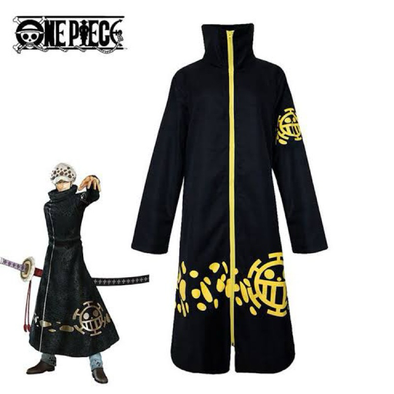 One piece costume adult men's trafalgar law cosplay anime robe | Shopee ...