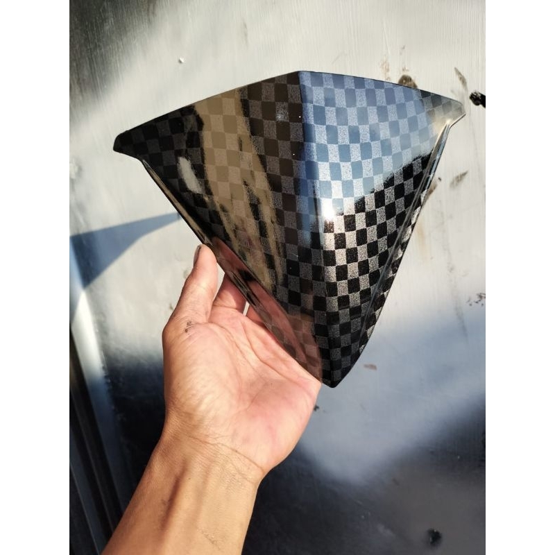 Honda Vario techno 125 visor, best quality glossy kzr carbon wtp bulb ...