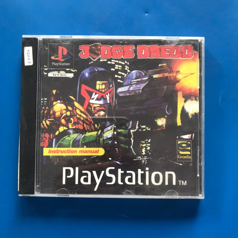 Judge Dredd PS1 cassette cd kopab ps 1 one psx slim fat game | Shopee ...
