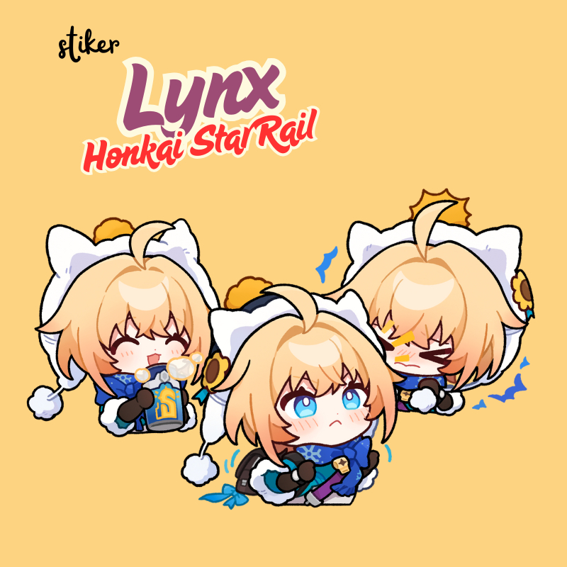 STICKERS LYNX HSR | LYNX HONKAI STAR RAIL VINYL WATERPROOF STICKER ...