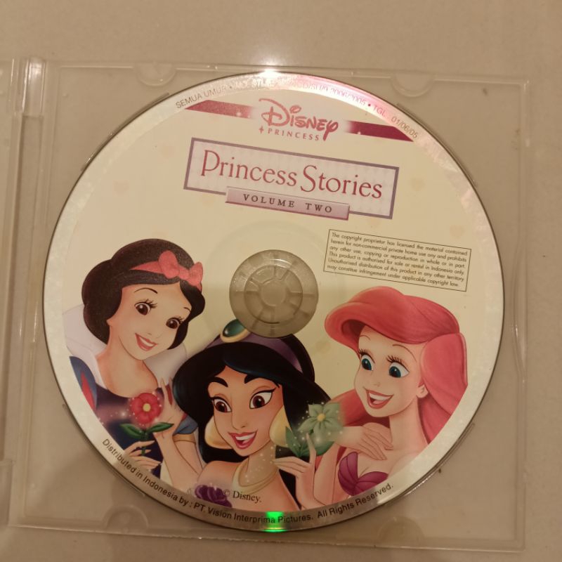 VCD Disney Princess Stories volume 2 original | Shopee Malaysia