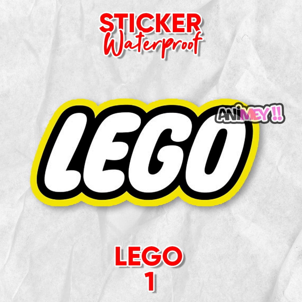 LEGO Logo Sticker / Waterproof LEGO Sticker | Shopee Malaysia