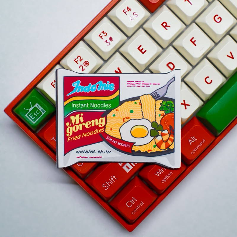 FRIED INDOMIE STICKER STICKER | Shopee Malaysia