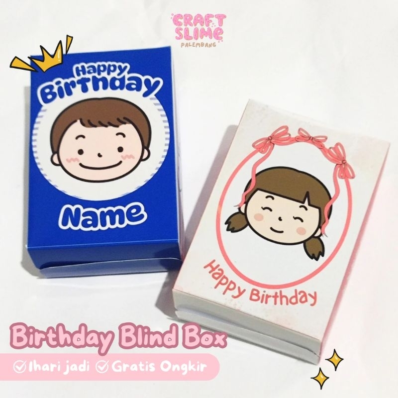 Custom Blind Box for Birthday, Valentine's, Graduation, Wedding ...