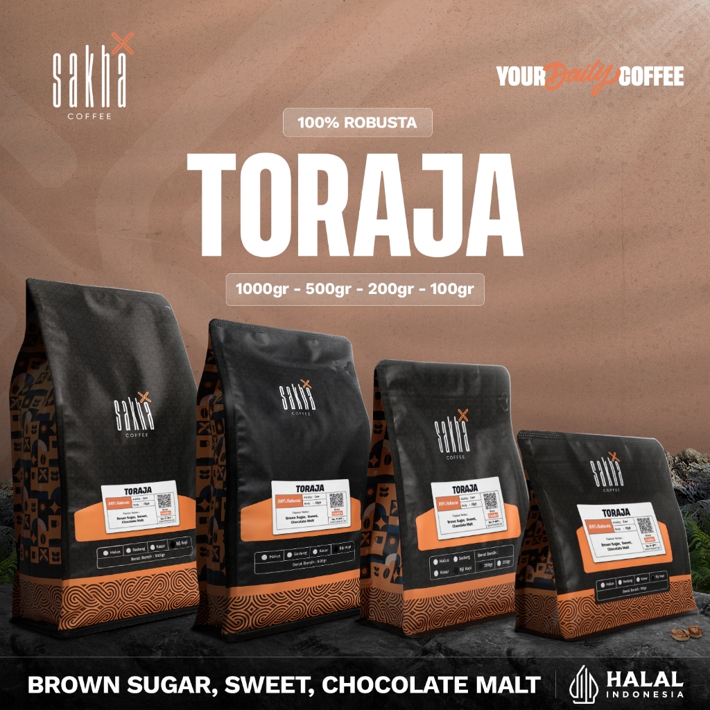 Toraja Robusta Coffee Sulawesi Coffee Bean Espresso Roasted Beans ...