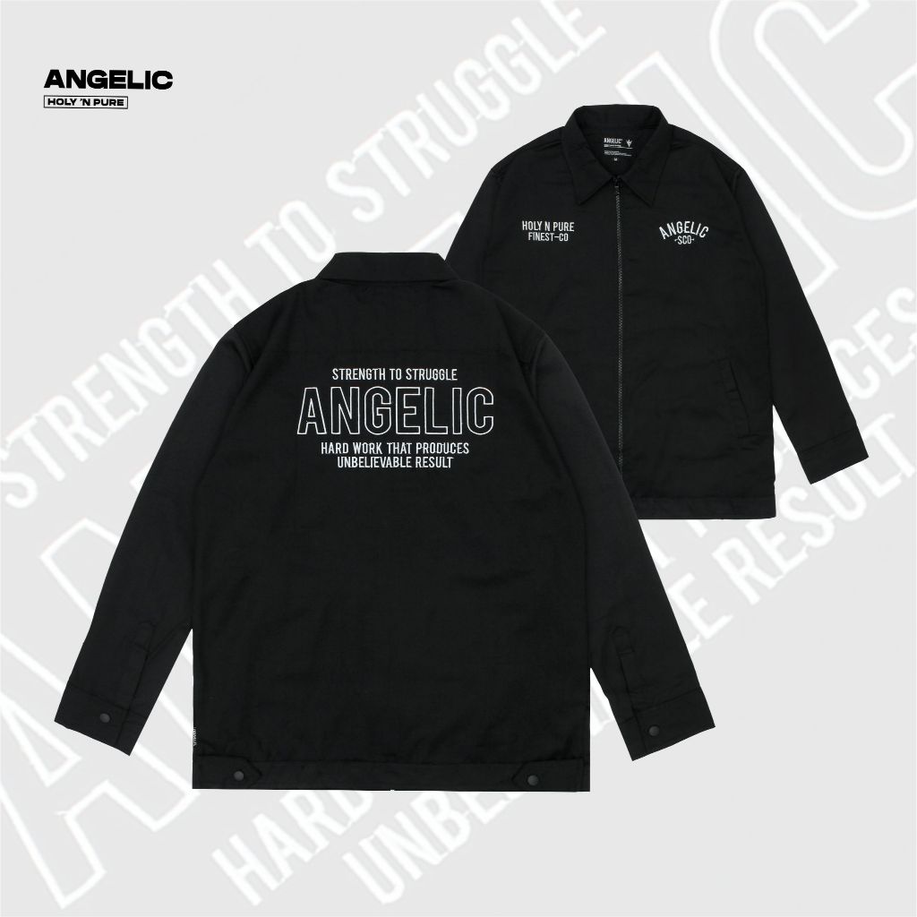 ANGELIC Holynpure -Work Jacket Black ANGELIC | Shopee Malaysia