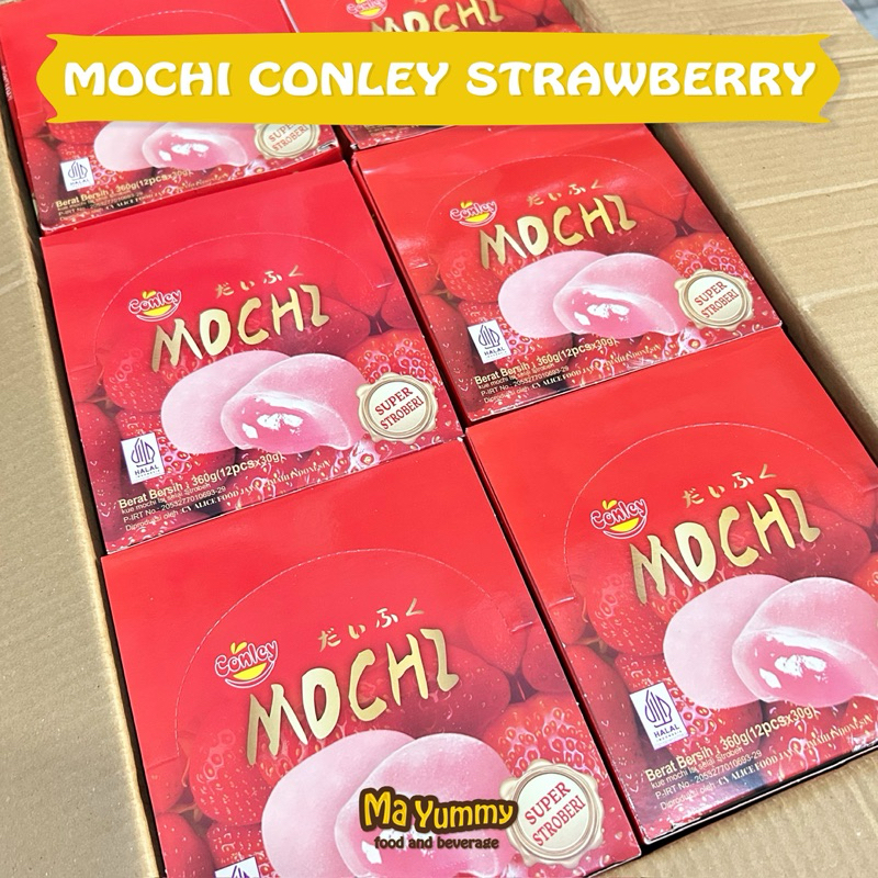 Mochi Conley Super 360gr Box Packaging (Contains 12 Mochi) | Mochi ...