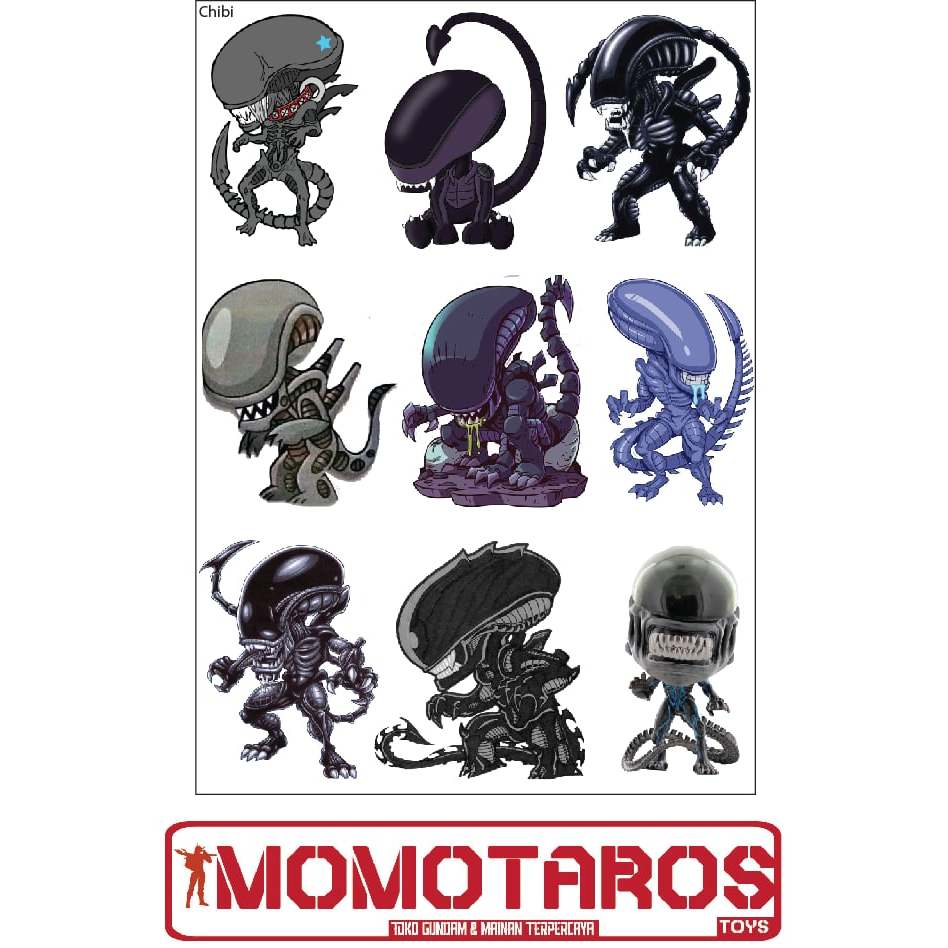 Alien Movie chibi Sticker 1 pc | Shopee Malaysia