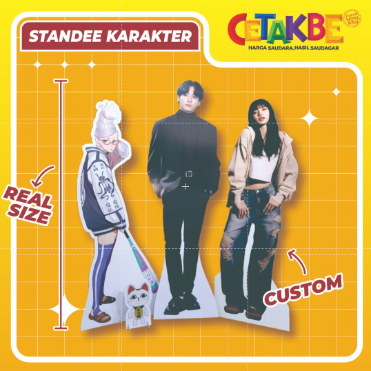 STANDEE HUMAN - UP EXTRA SIZE | Shopee Malaysia