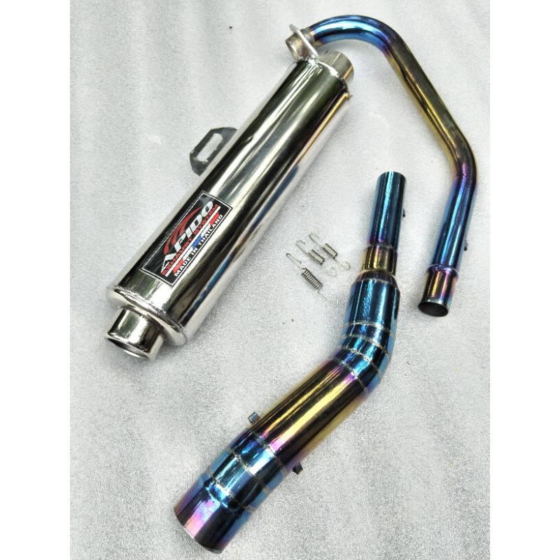 Open Exhaust pipe TMX 155 Bajaj CT100/125 YTX Skygo RS Raider 150carb ...