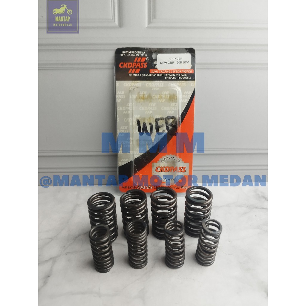 Valve Spring Pear Set of 8 Honda K56 CB 150 LED Sonic 150 Supra GTR 150 ...