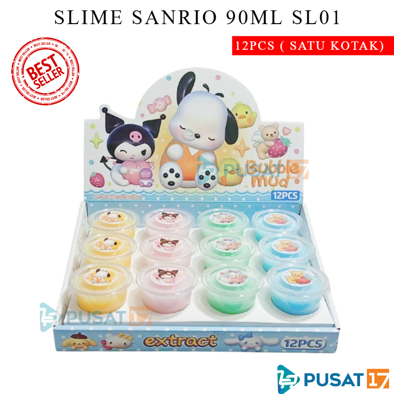 PUSAT17 SL01 SLIME SANRIO 90ML CONTENTS 12PCS SLIME CAPSULES FRAGRANCED ...