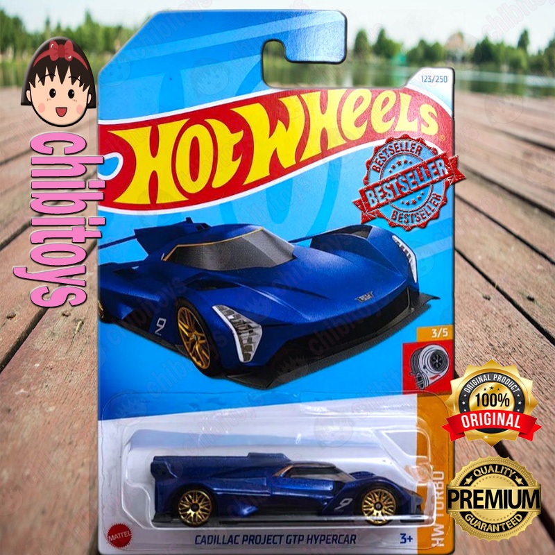 Hot Wheels Cadillac Project GTP Hypercar Yellow Blue Diecast Mattel ...
