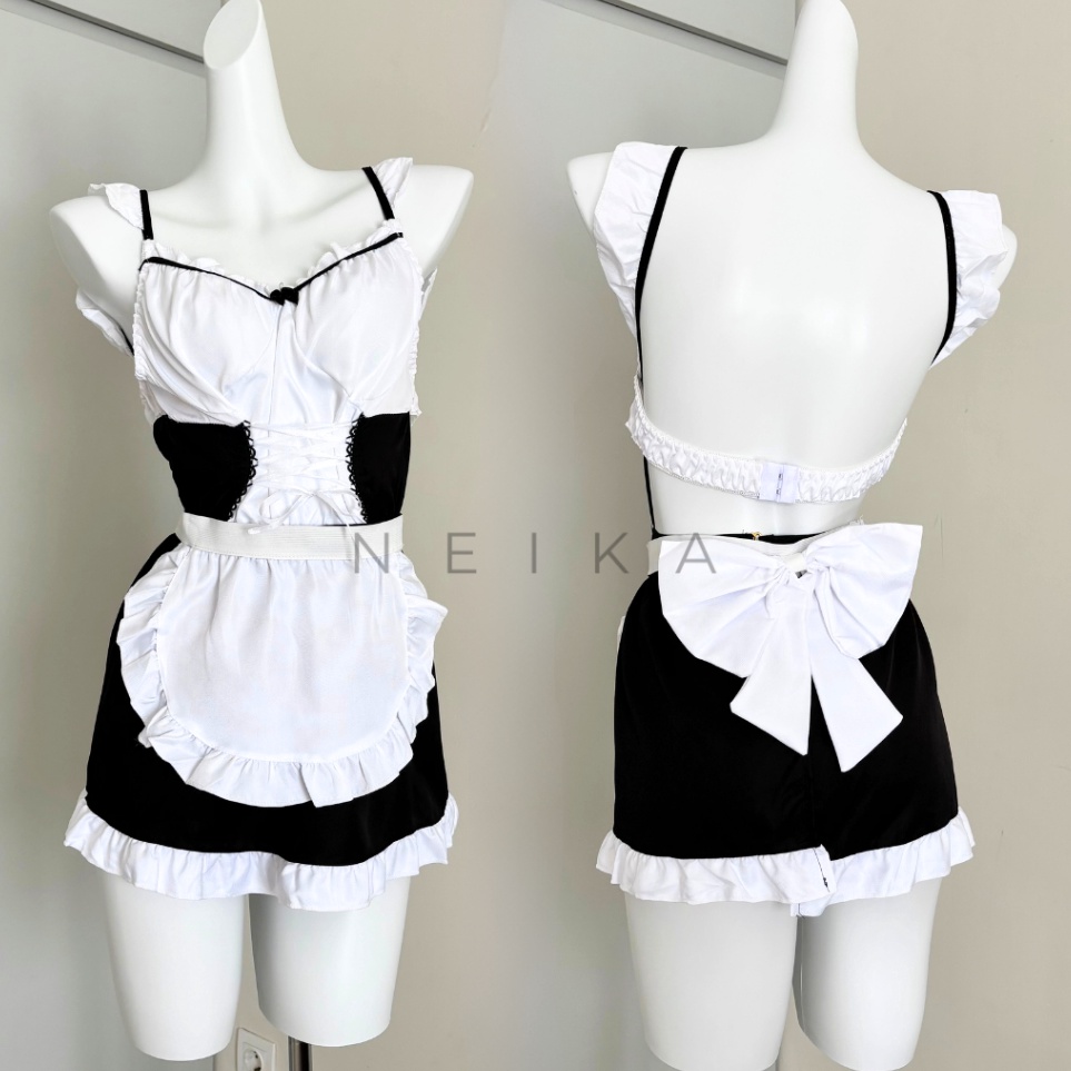 CODE A43B Cosplay Suzy Maid Can Big Size Lingerie Cosplay Maid | Shopee ...