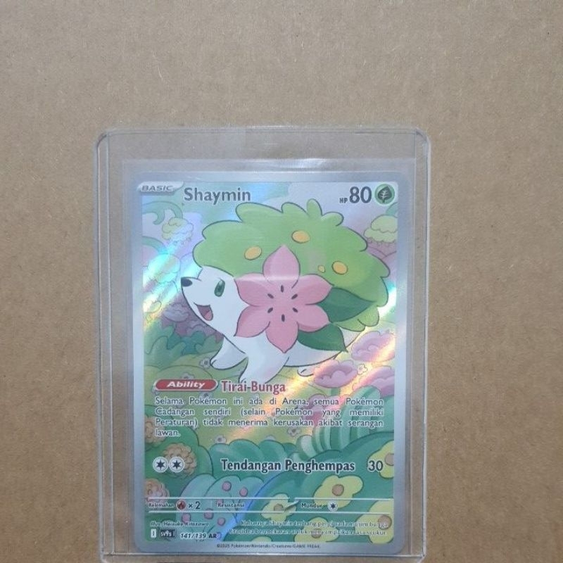 Shaymin AR TCG POKEMON / INDONESIAN POKEMON CARD | Shopee Malaysia