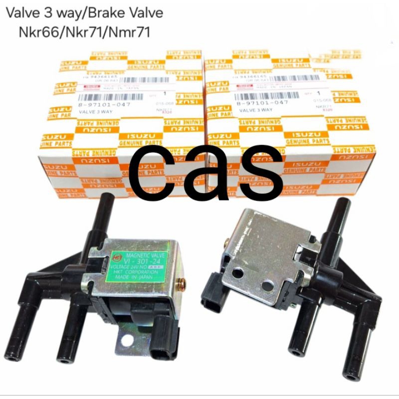 Valve magnetic exhaust brake air brake valve 3 way isuzu elf nkr71 nkr ...