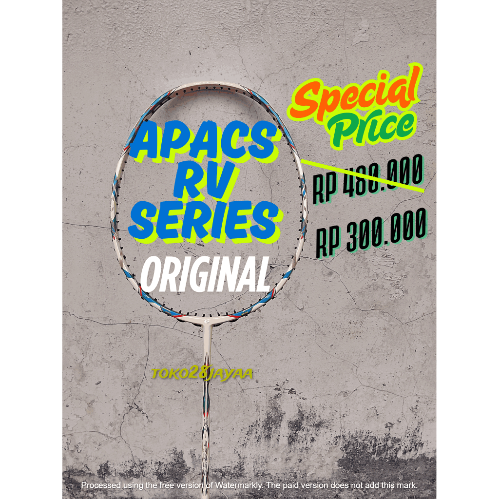 ORIGINAL APACS RV SERIES Badminton Racket | Shopee Malaysia